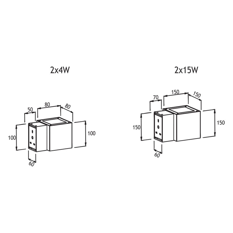 INOX SQUARE APPLIQUES | EMFA