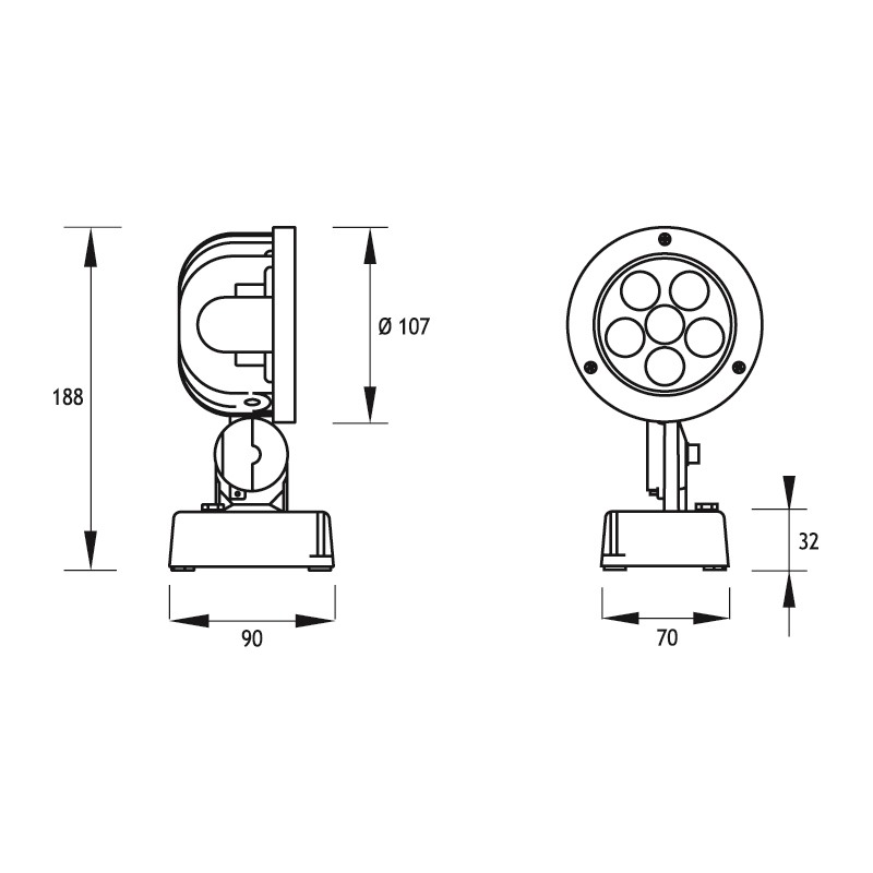 BELKIS 3 - LED DRIVER IN BASE | EMFA